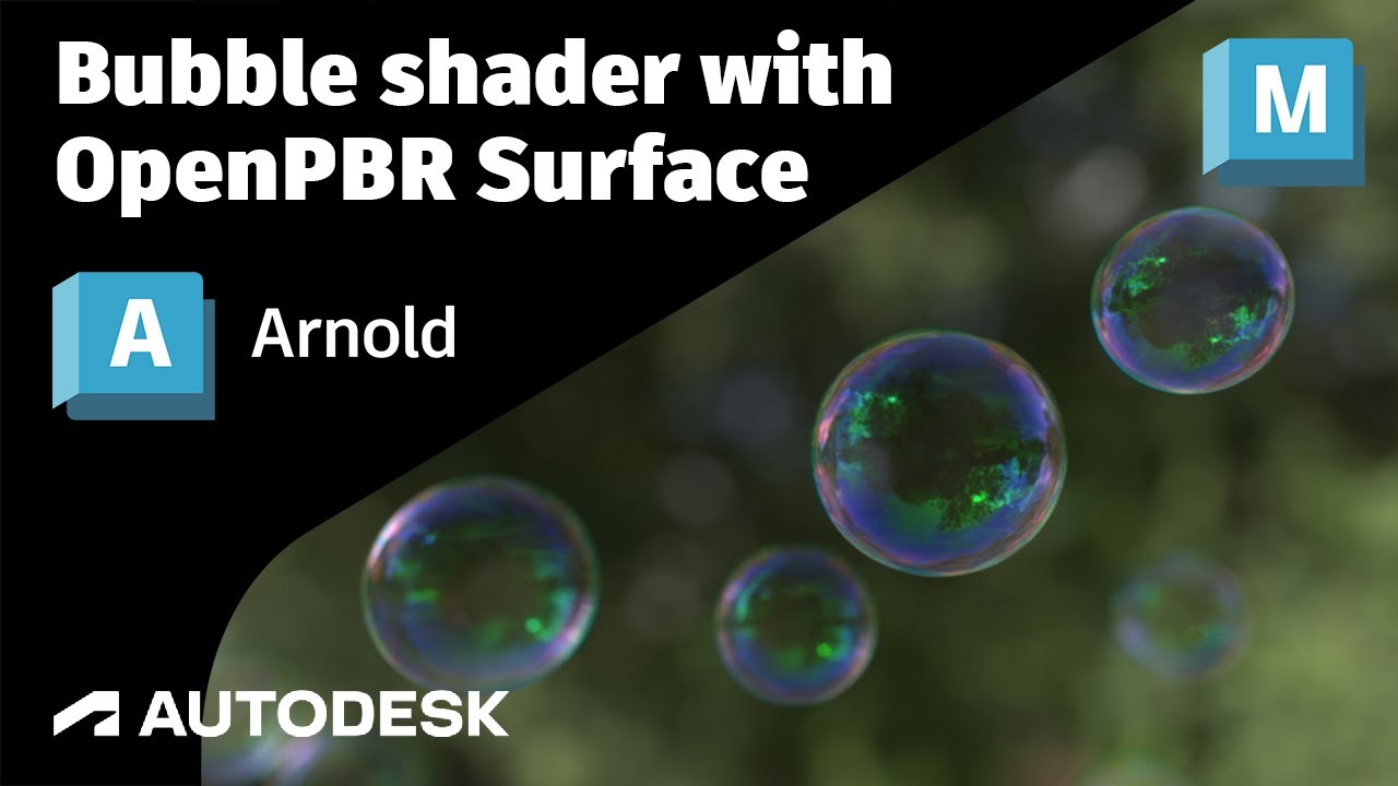 Arnold Tutorial - Create a bubble shader in Maya (GPU)