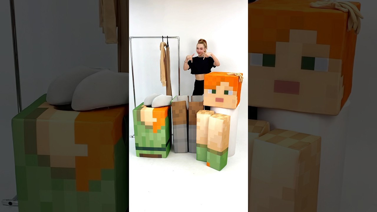 Minecraft-Style Mascot Transformation ⛏️ | Brand Character for Content & Marketing