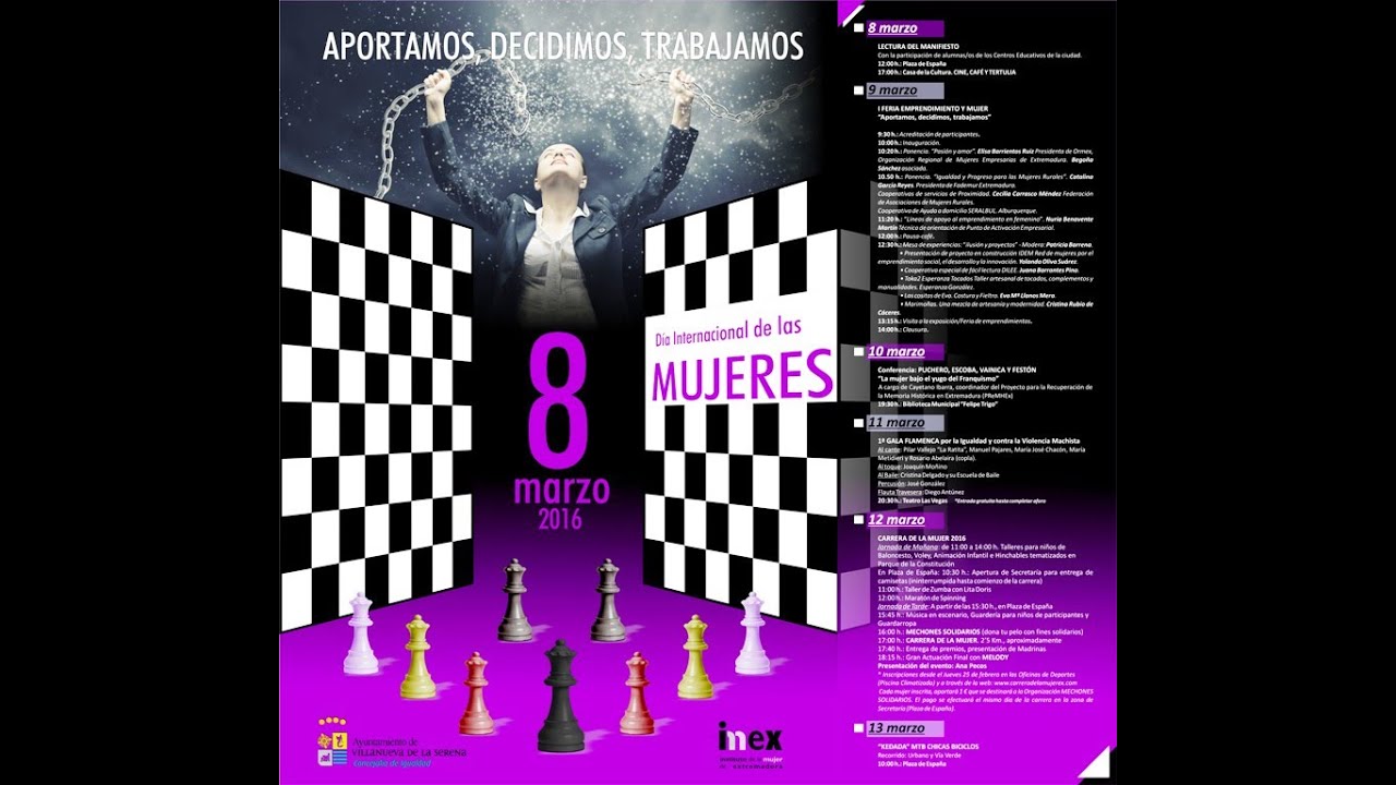 Actividades Día Internacional de la Mujeres.