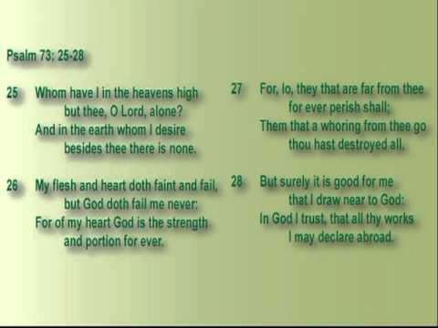 Psalm 73 – Psalm singing from Scottish Metrical Psalter | Scottish ...