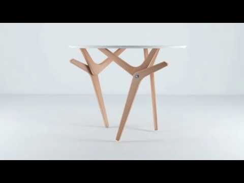 Shape-Shifting Table Moves So Elegantly