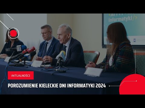 Porozumienie w sprawie Kieleckich Dni Informatyki 2024