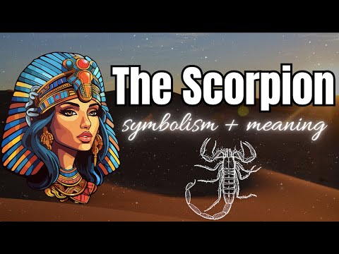 SCORPION SYMBOL & MEANING β¨ ANCIENT EGYPTIAN SYMBOL #scorpio #scorpion #serket #egypt