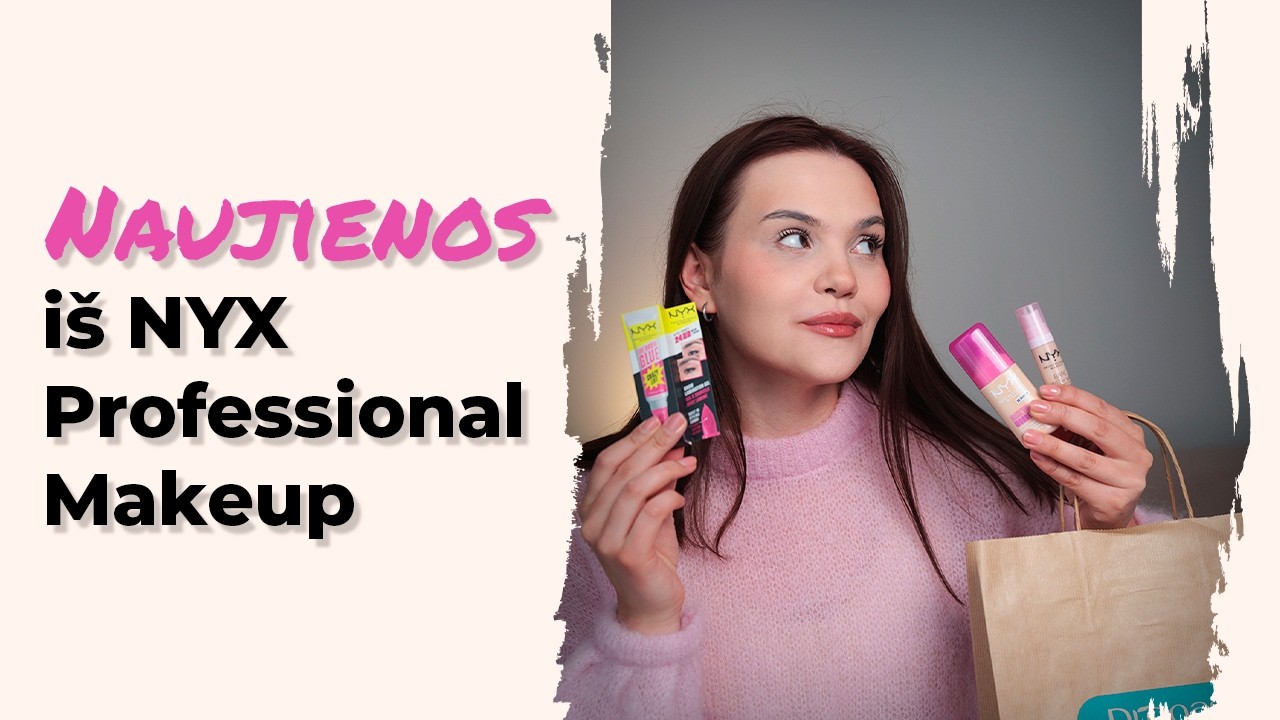 Darja dalinasi savo TOP NYX produktais, bei išbando naujienas! 🩷