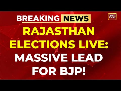 Rajasthan Election Result Live Updates Today 2023 | Rajasthan Results LIVE | India Today News Live