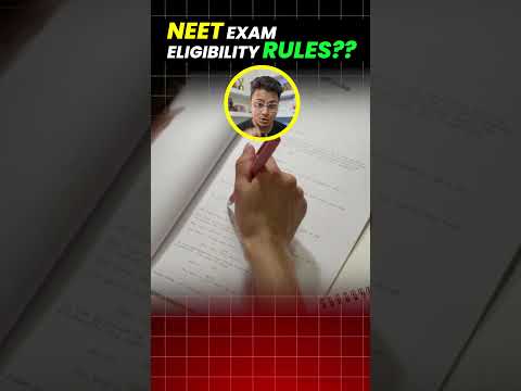 NEET eligibility criteria 2025 | Age Limit | 12th Board percentage #neet2026 #neetpreparation