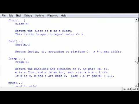 Bobprep Python Programming Tutorial 40 Getting Module Info