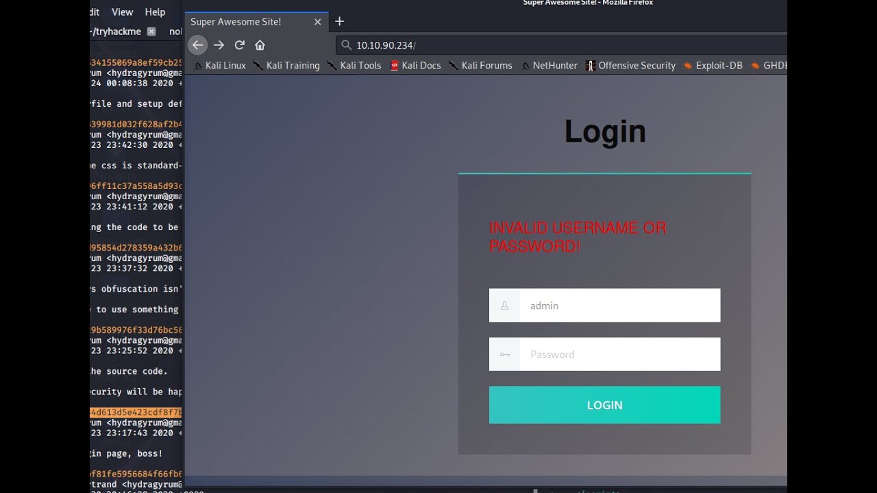 TryHackMe: Git Happens (Found .git in web directory)