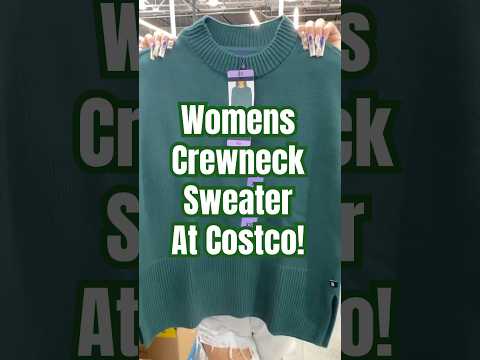 New Women’s Crewneck Sweaters at #Costco #Finds #Sweater #Fashion #Womensclothing #Fall #ootd