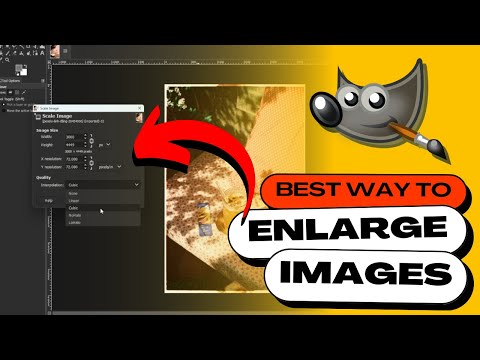 How to Enlarge Images in GIMP (Without Losing Quality)
