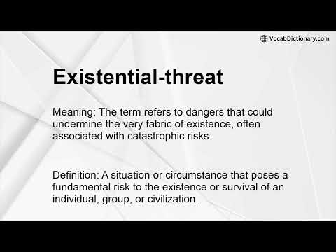 Existential-threat Meaning