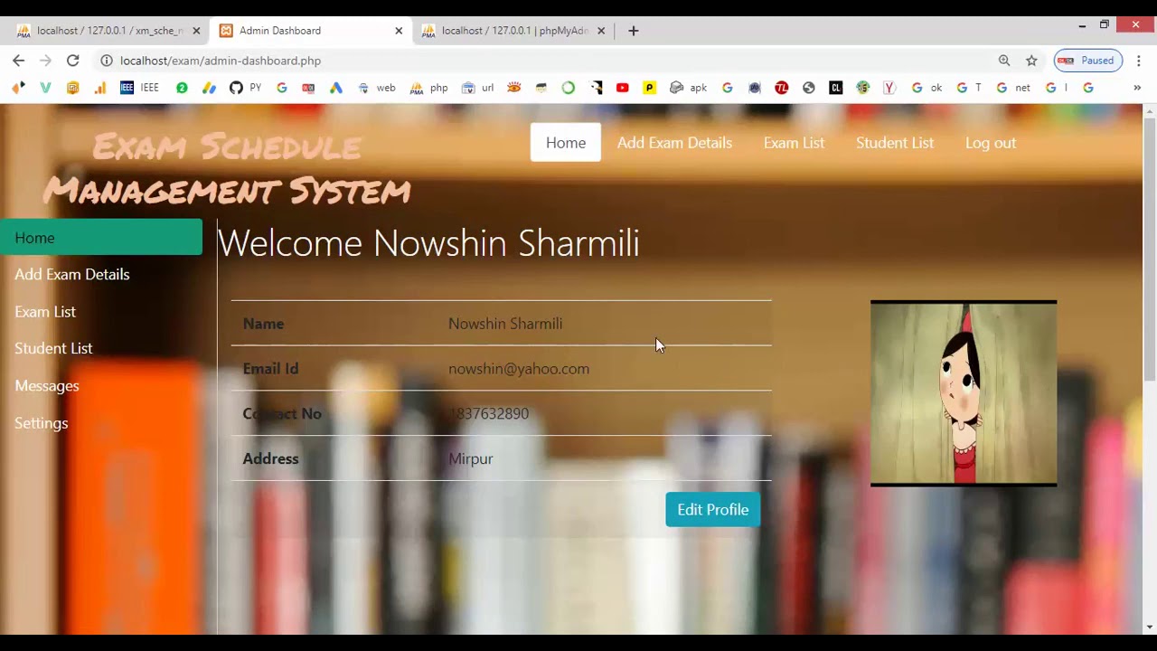 Exam Schedule Management System in PHP - OKOK PROJECTS- Final Year ...