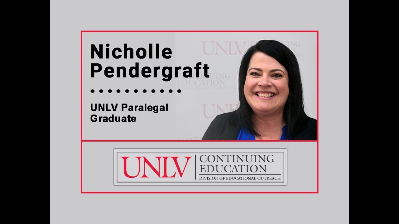 UNLV Paralegal Graduate Nicholle Pendergraft