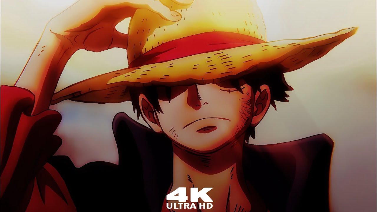 2 Hours loop 4k Luffy Holding Strawhat One Piece Live Wallpaper & Screensaver #anime #livewallpaper