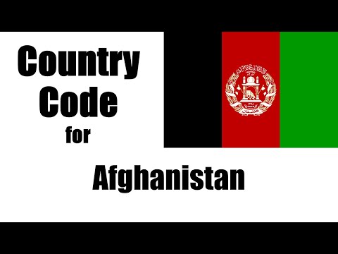 Afghanistan Dialing Code - Afghan Country Code - Telephone Area Codes in Afghanistan