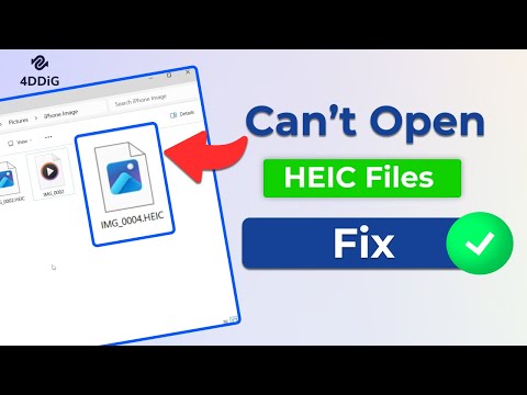 Can't Open HEIC Files on Windows 10/11? Here's the Fix!