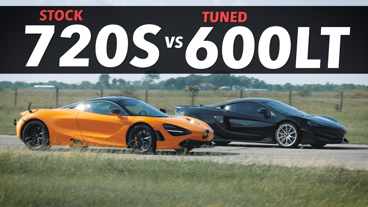 McLaren 600LT Tuned By Hennessey Drag Races Stock 720S, Both Are Very ...