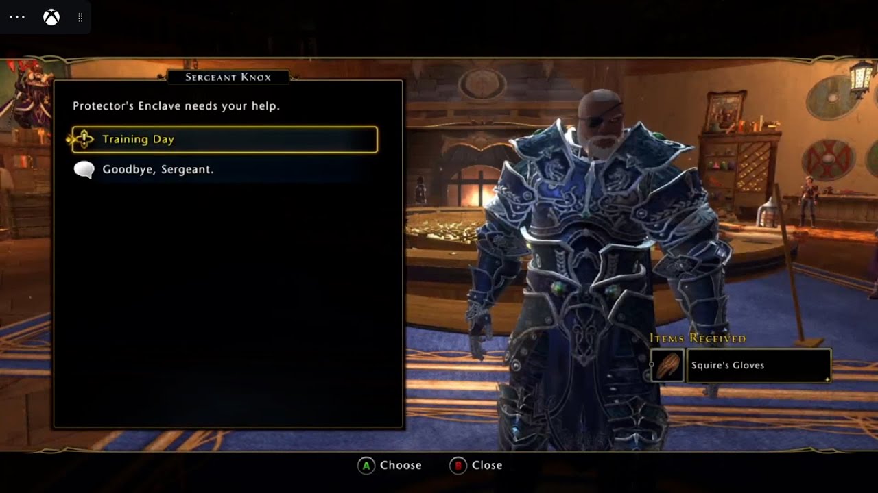 Neverwinter, Training Day Quest
