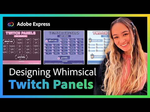 Creating Custom Twitch Panels | Adobe Express