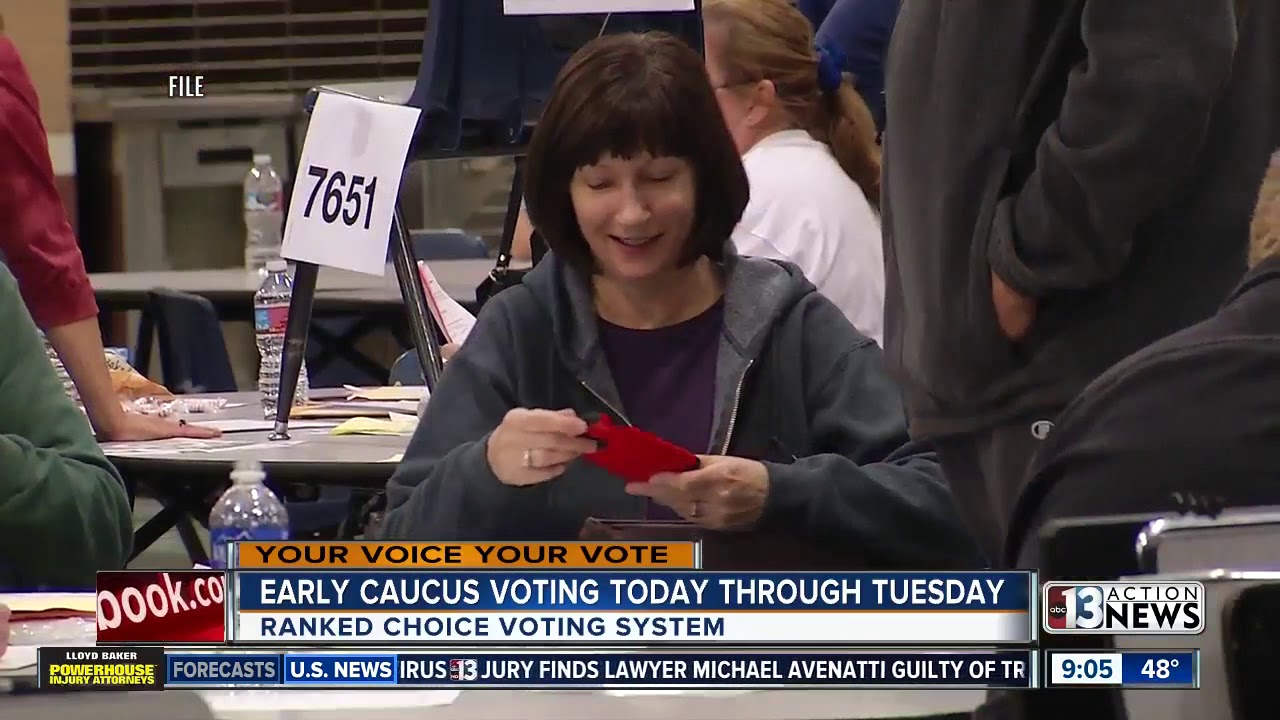 Nevada caucus early voting kicks off; Dem presidential candidates visit Vegas