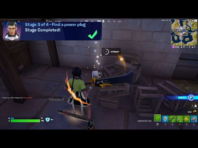 How to place the plug in the power socket in Fortnite Chapter 4