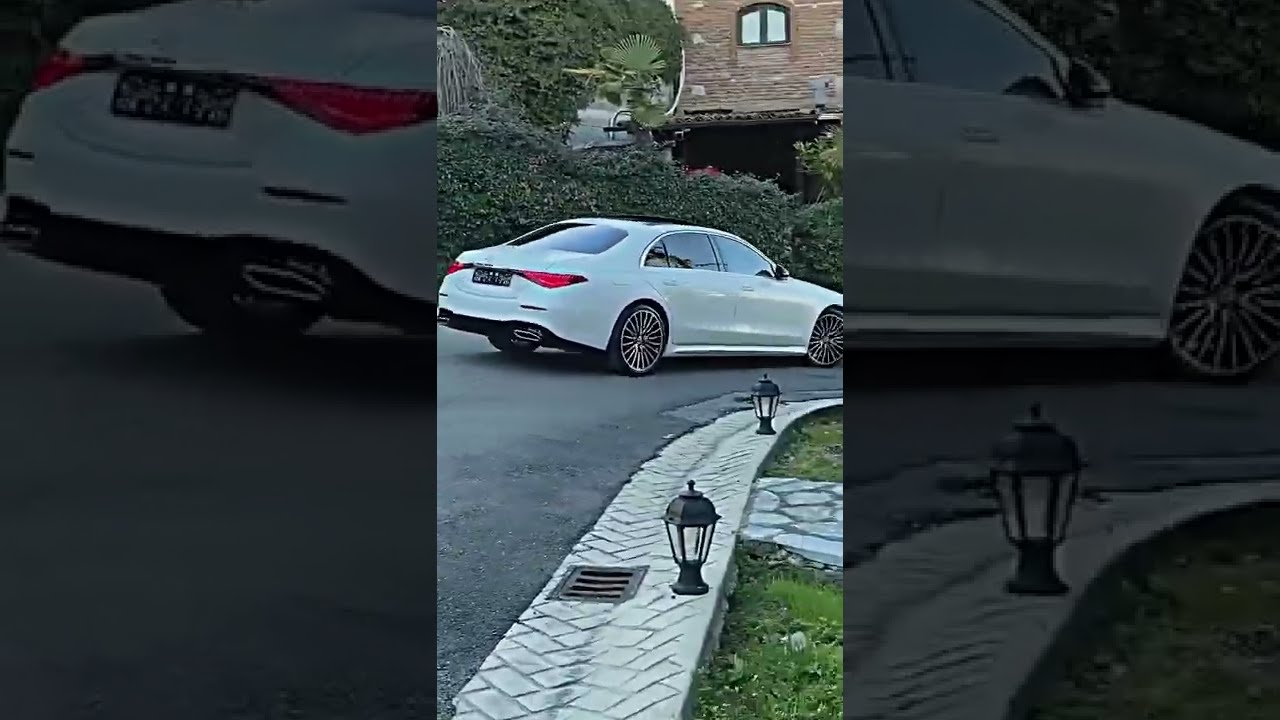 New S-Class Mercedes-Benz W223 White #shorts #mercedes #blackyd