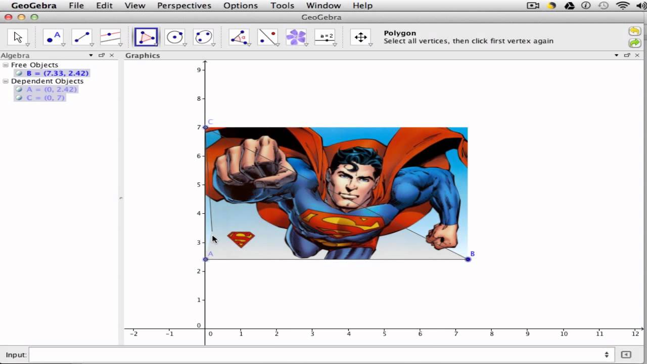 Geogebra - Using Vectors to Translate
