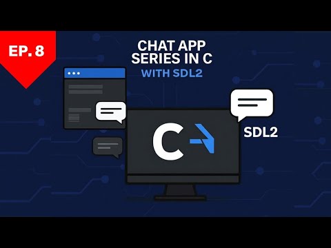 Client Integration into GUI & Broadcasting Messages | Building a Chat App in C from Scratch (Ep. 8)