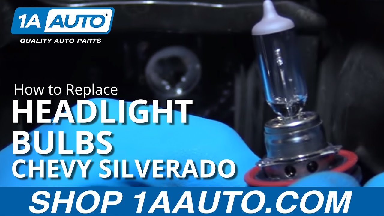 How to Replace Headlight Bulbs 14-19 Chevy Silverado LT