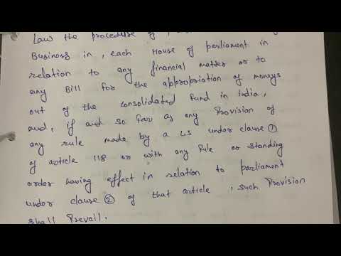 Article 119 constitution of india