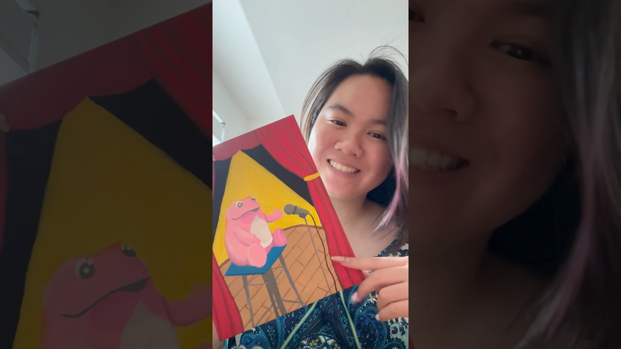 It’s not perfect but she’s amazing in my eyes #art #frog #amateurartist ￼