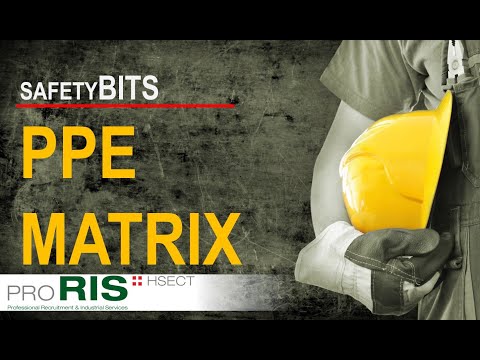 How to make sure proper PPE is worn - proRIS Safety Bits - PPE Matrix