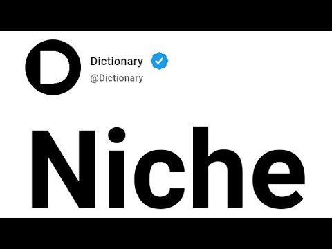 Niche Meaning In English