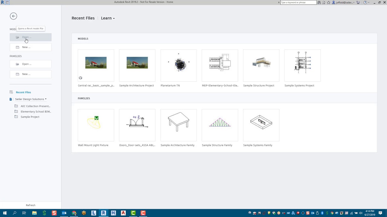 Detach from Revit Central Model