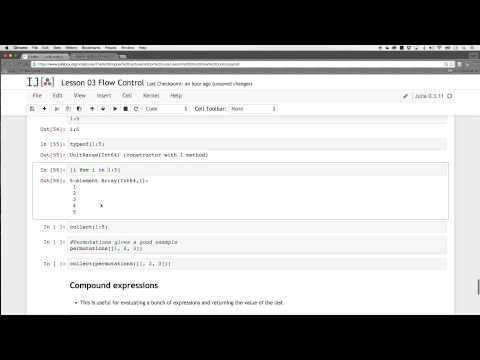 Lesson 03_07 Collections Video Lecture - The Julia Computer Language ...