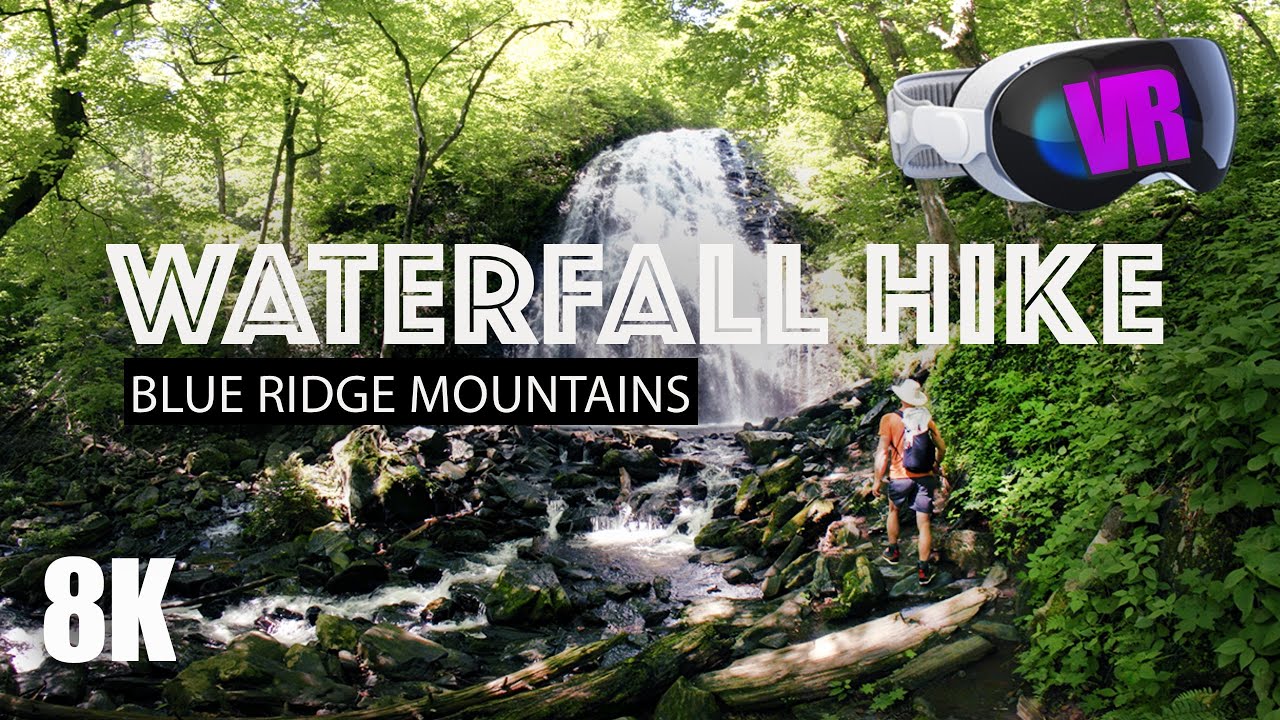 Waterfall Hike: VR Travel Video (8K 3D VR180) - Escape VR