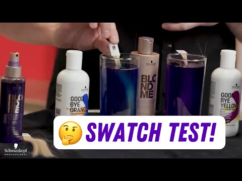 Neutralizing Shampoo Swatch Tests with Ian ๐ Schwarzkopf Professional