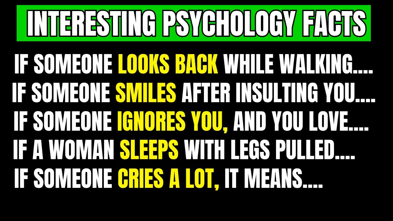 80 Interesting Psychology Facts About Human Behaviour