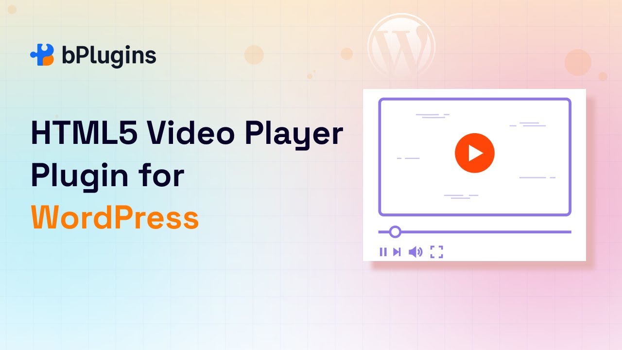 Best Video Player for WordPress Gutenberg and Elimentor - LiveStream Player for WordPress Website.