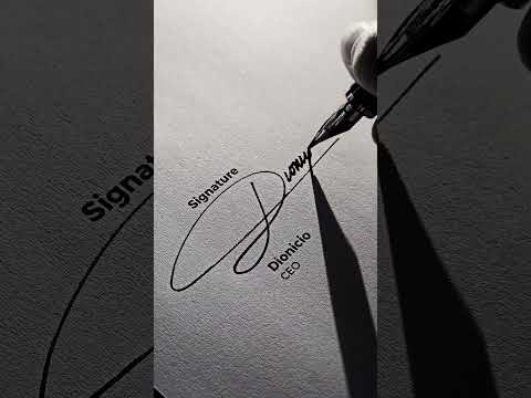Name: DIONICIO | How To Design Your Own Amazing Signature