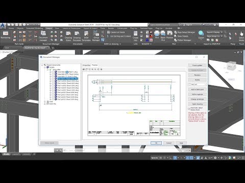 Advance Steel - Shop Drawings Creation