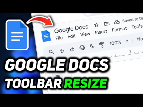How to Make Google Docs Toolbar Bigger | Google Docs Toolbar Too Small Fix