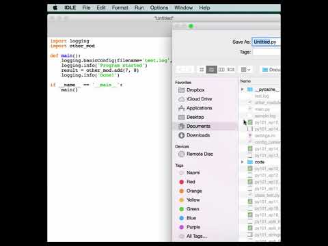 Python 101: Episode #15 - The logging module