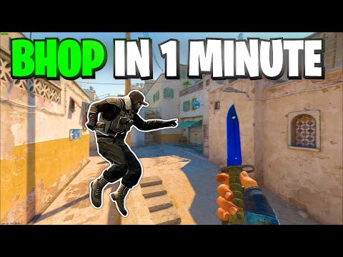 How To BHOP CS2 (Bhop Tutorial in 1 Minute) | Counter-Strike 2