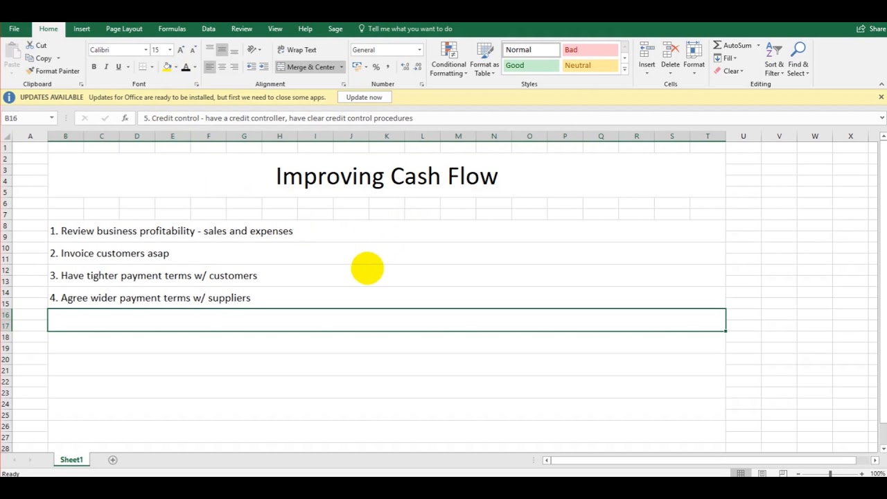 10 Tips for Improving Cash Flow