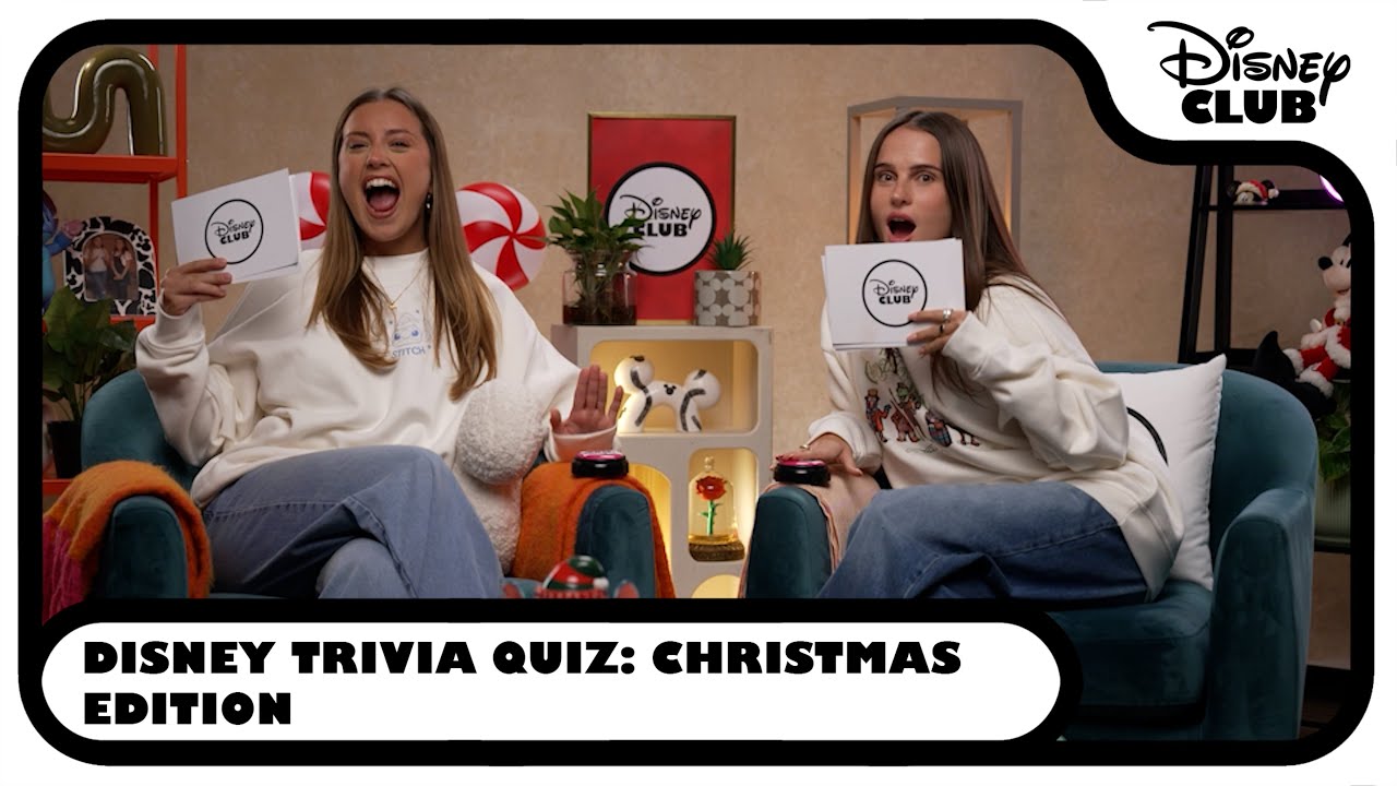 The Ultimate Disney Christmas Quiz 🎄✨ | Festive Trivia Challenge with Liv & Evie @DisneyClubUK