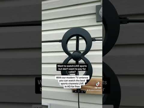 Want to watch live sports for FREE?? Easily install a TV antenna and start watching FREE TV NOW!!