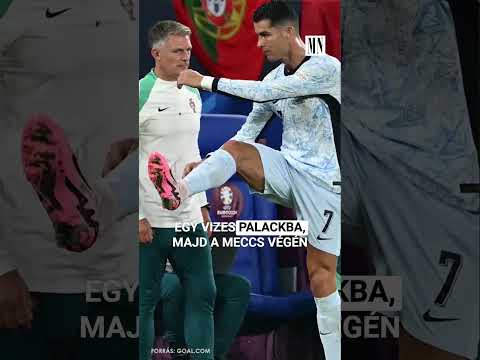 Magyar kiesés, botrányos Ronaldo #ronaldo #cr7 #eb #euro2024