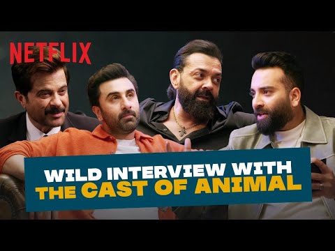 Bassi & the ANIMAL Cast: Dad-Son Relationships & #Animal Park! | Ranbir Kapoor, Anil K, Bobby D