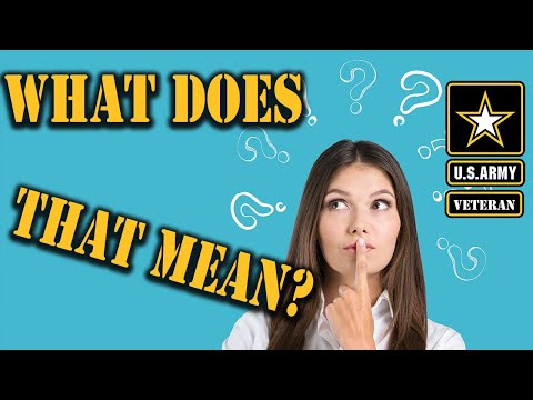 Civilians guess the meaning of these Army phrases